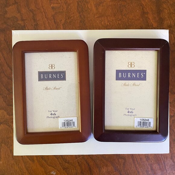 Burnes Of Boston | Accents | Pair Of Wooden Frames For 4x6 Burnes Set ...